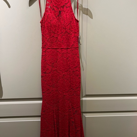 Dresses | Red Crocheted Dress | Poshmark